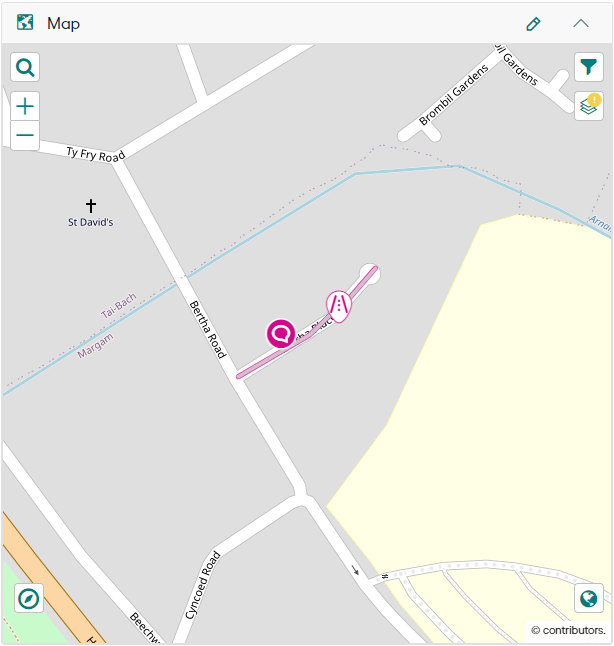 Enquiry Screen - Map